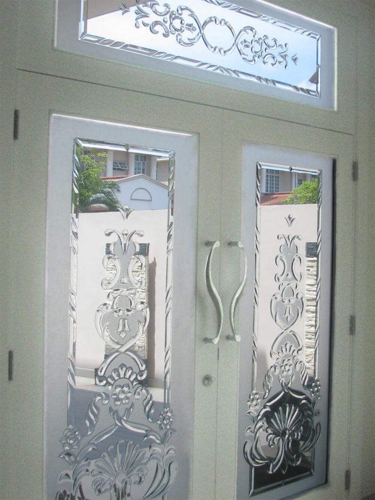 Custom Bevel Overlayed Glass, Private Residence, Singapore | Avatar ...