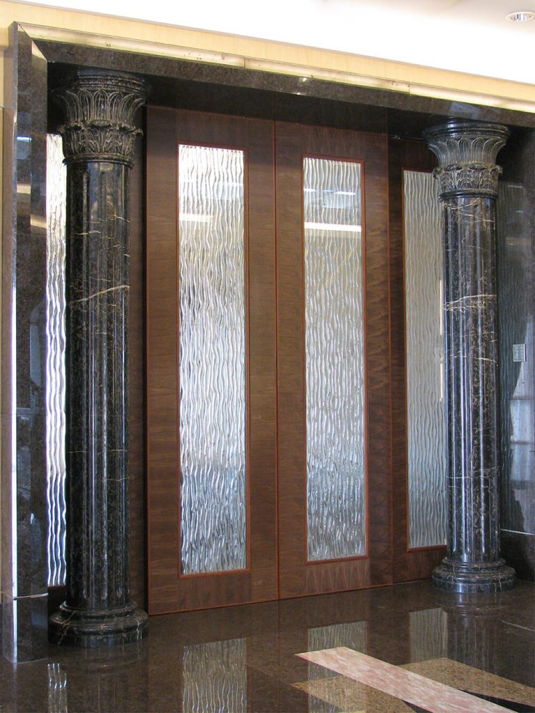 Lami Etched Glass Door, Private Residence, Miri Sarawak | Avatar Glass Art